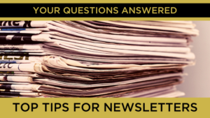 Top tips for newsletters - Creative Words